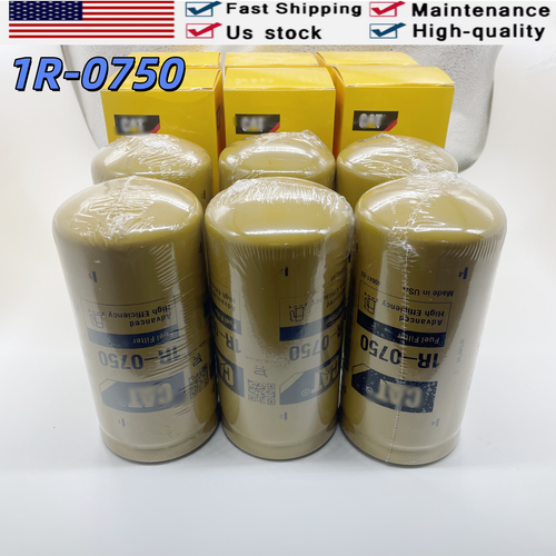 6 Pack 1R0750 CAT FUEL FILTERS Fealed Fits For Duramax 1R-0750 ...