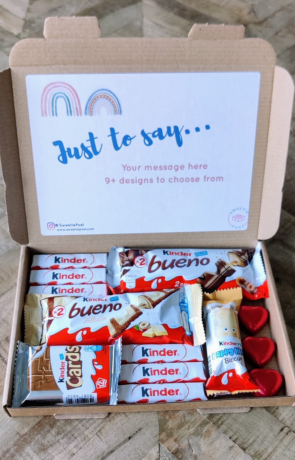 Kinder Gift Box | Kinder Letterbox Hamper Kinder Chocolate Present ...