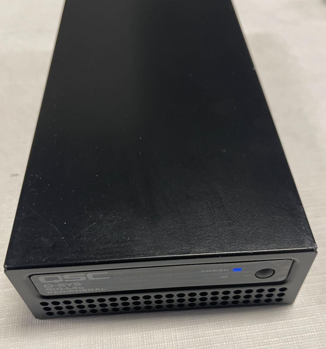 QSC Q-SYS QIO-L4O Peripheral - USED | eBay