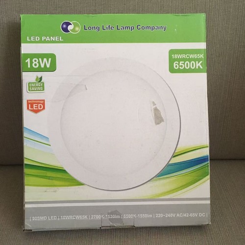 18w Ultra Thin Round LED Flat Panel Light 22cm x22cm Ceiling Light ...