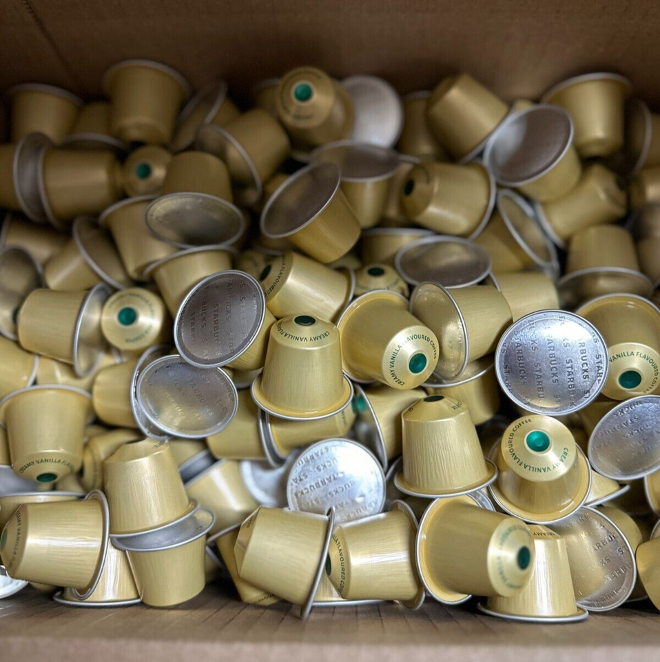 Starbucks Nespresso Creamy Vanilla Coffee 300 Capsules BULK/LOOSE 10/31 ...