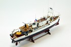 RV Calypso Research Vessel Handmade Wooden Ship Model with lights ...