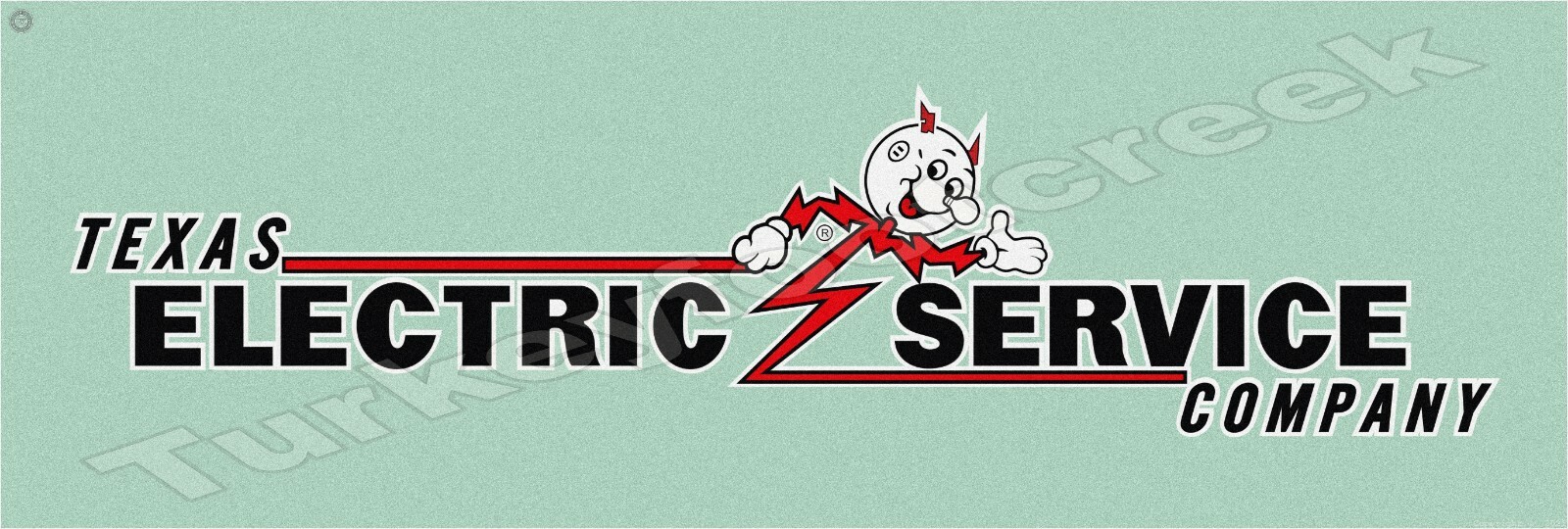 Texas Electric Service Company 8" X 24" Metal Sign | eBay