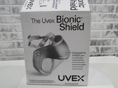 The Uvex Bionic Shield Face Shield by Honeywell with Clear Lens #S8500 ...