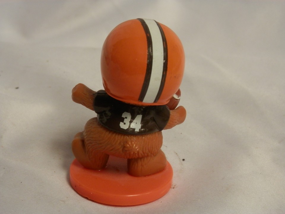 Vintage 1980s RUSS Cleveland Browns NFL Teddy Bear Ink Stamper Figure ...