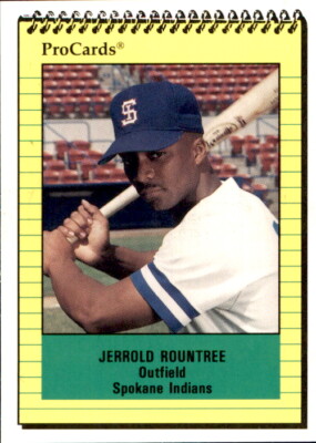 1991 Spokane Indians ProCards 3962 Jerrold Rountree Vacaville ...