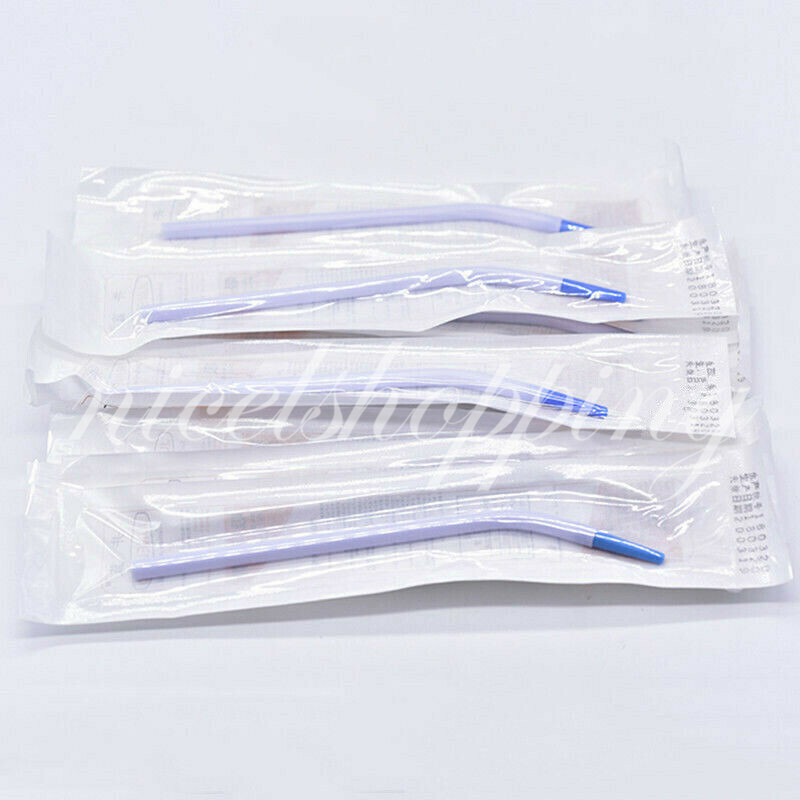 Disposable Dental Surgical Aspirator Tip Suction Tube Long Slim Adapter ...