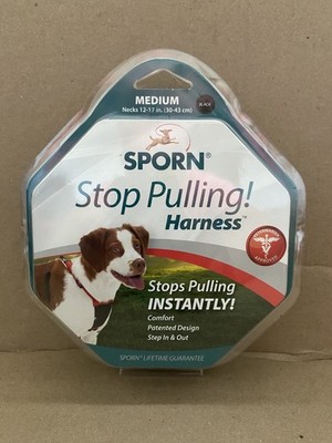 Sporn Dog Harness Stop Pulling Comfort Safety Adjustable Neck Med 12‐17 ...