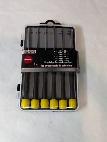 Tool Bench Hardware Magnetic Precision 6 Piece Screwdriver Set | eBay