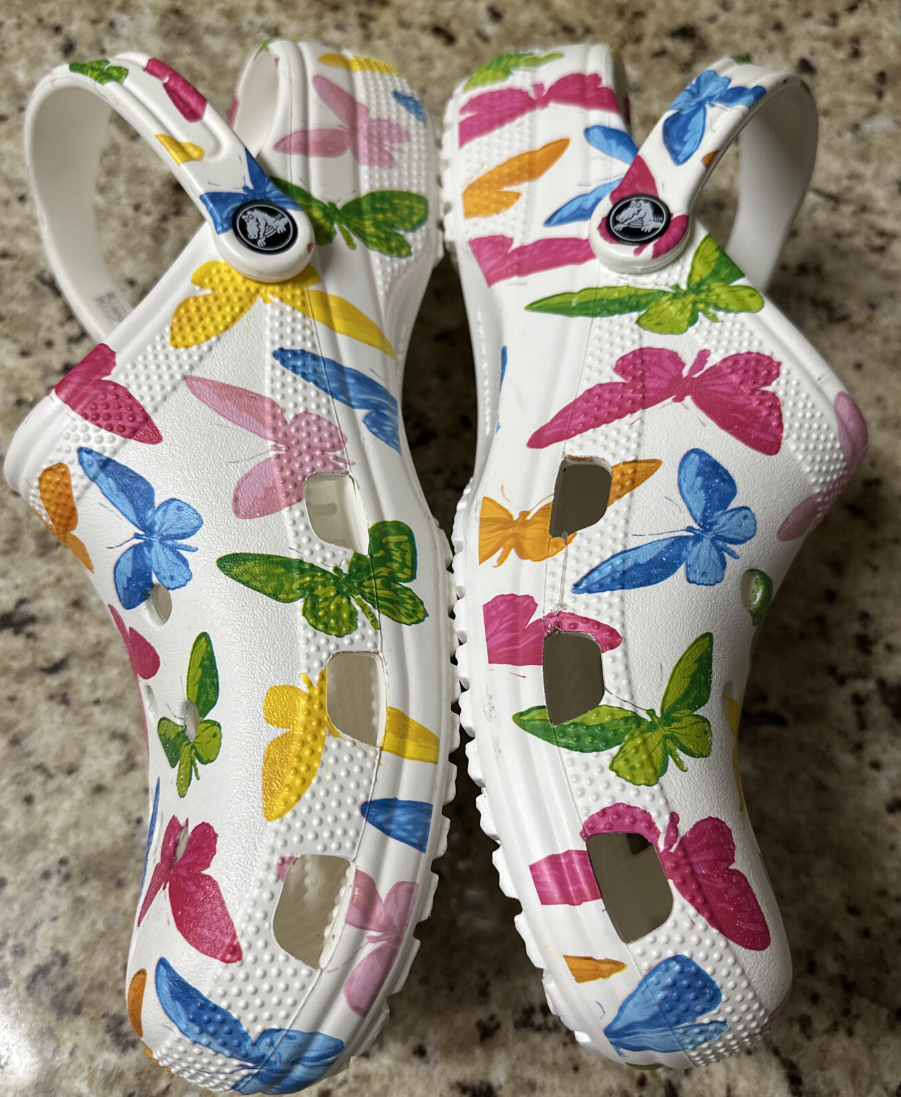 Rare Crocs Classic Vacay Vibes Butterfly Men’s Clogs … - Gem