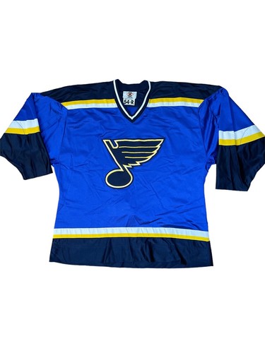 Rare Pro Authentic 54 St. Louis Blues 1998-99 Starter Mesh Home Blue ...