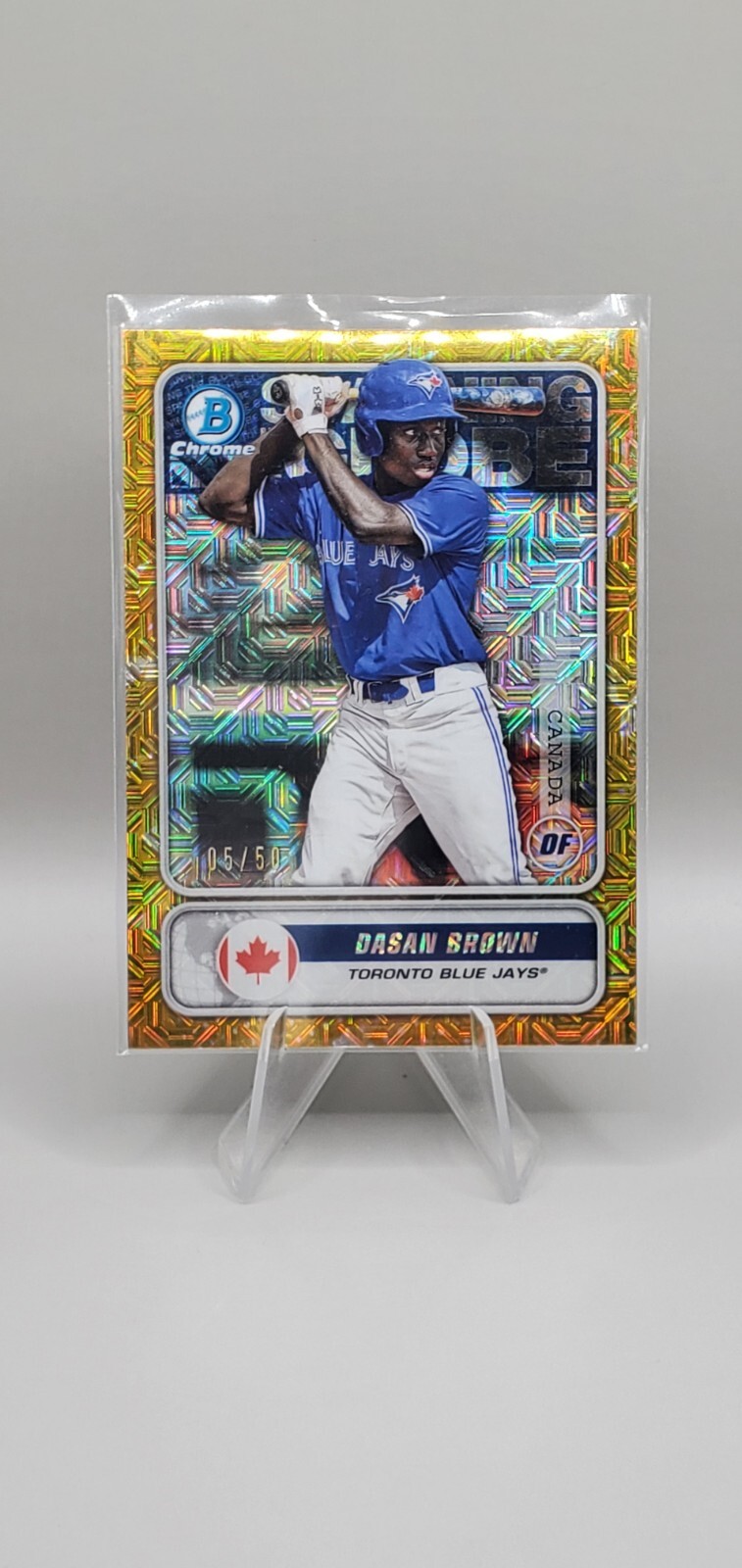 2020 Bowman Chrome Mega Box DASAN BROWN Gold Refractor Mojo Spanning ...