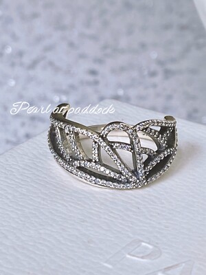 Authentic Pandora New Beginning Butterfly Ring In Gift Box Size 6 / 52 ...