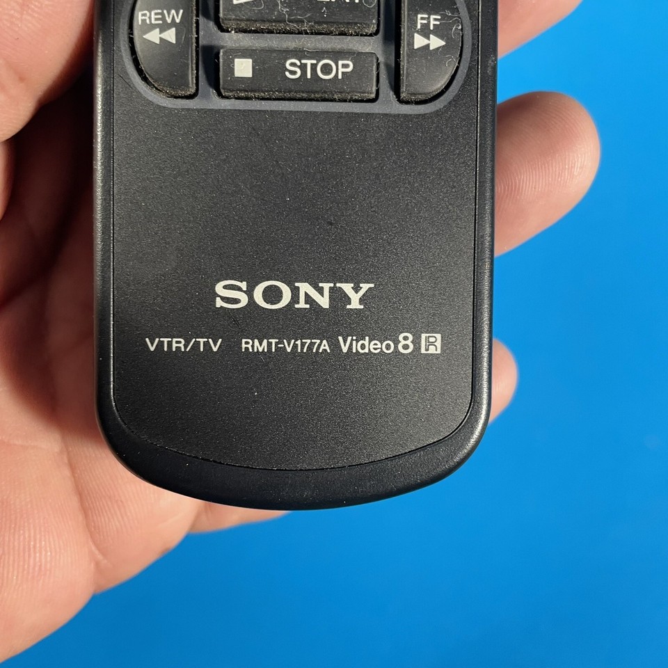 Sony RMT-V177A Remote Control, Black - OEM for Hi8 Video 8 VCR Player ...
