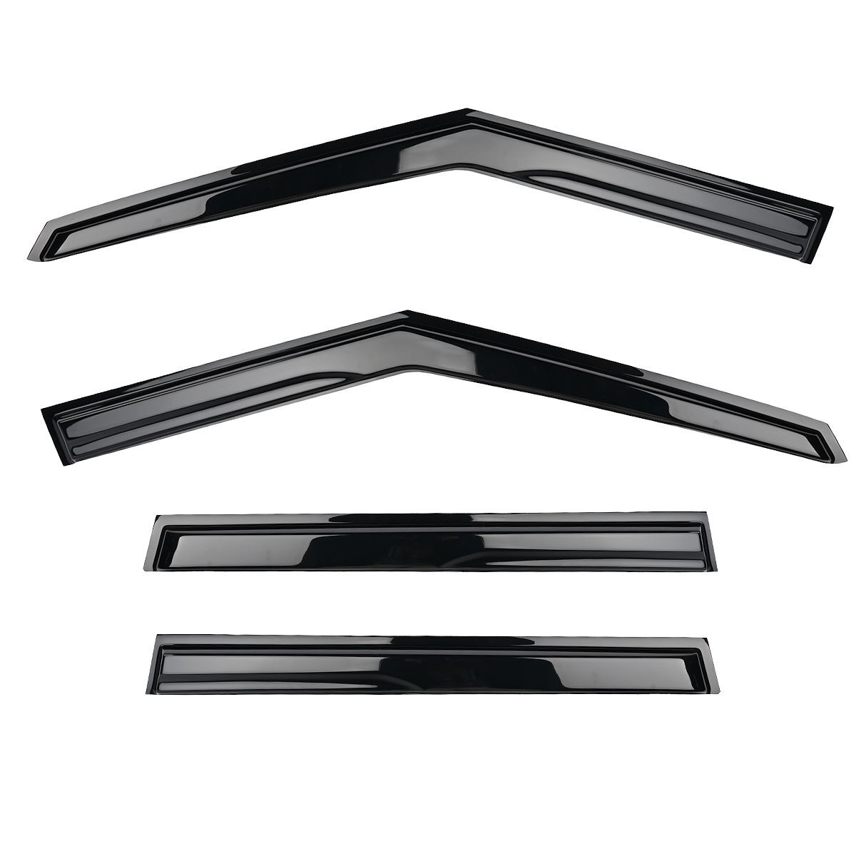 Rain Guard Vent Window Visors Shade Deflector For Mitsubishi Outlander ...