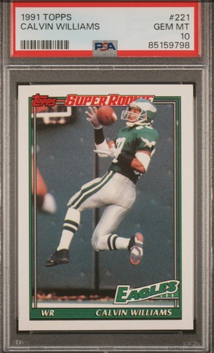 1991 Topps — Calvin Williams — SUPER ROOKIE — 💎 MINT PSA 10 ...