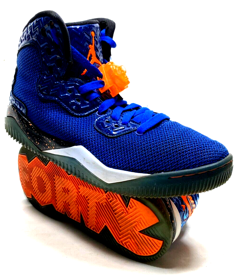 Nike Air Jordan Spike 40 Royal PE Shoes SIZE 8 Blue Orange Wht Knicks ...