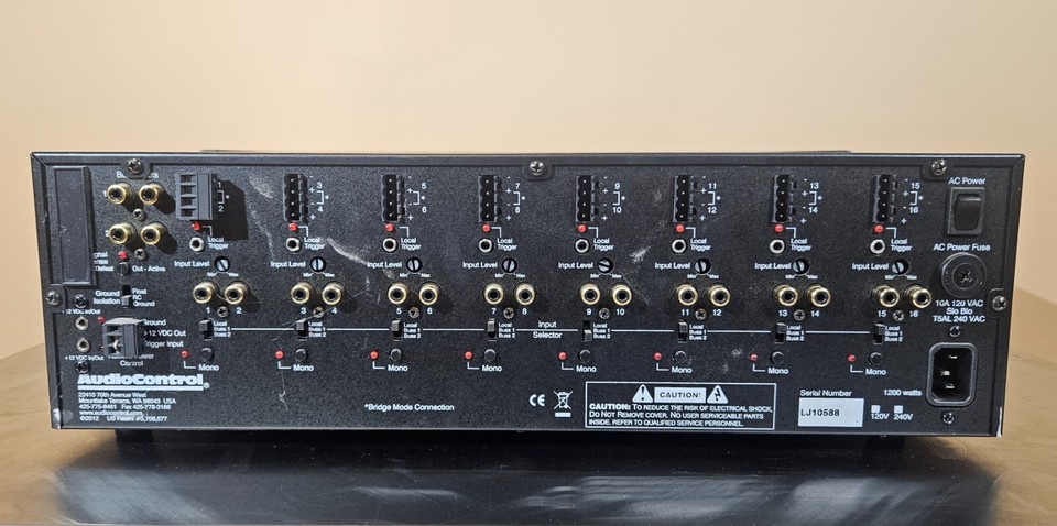AudioControl Architect 1660 Multizone Amplifier 16 channel | eBay