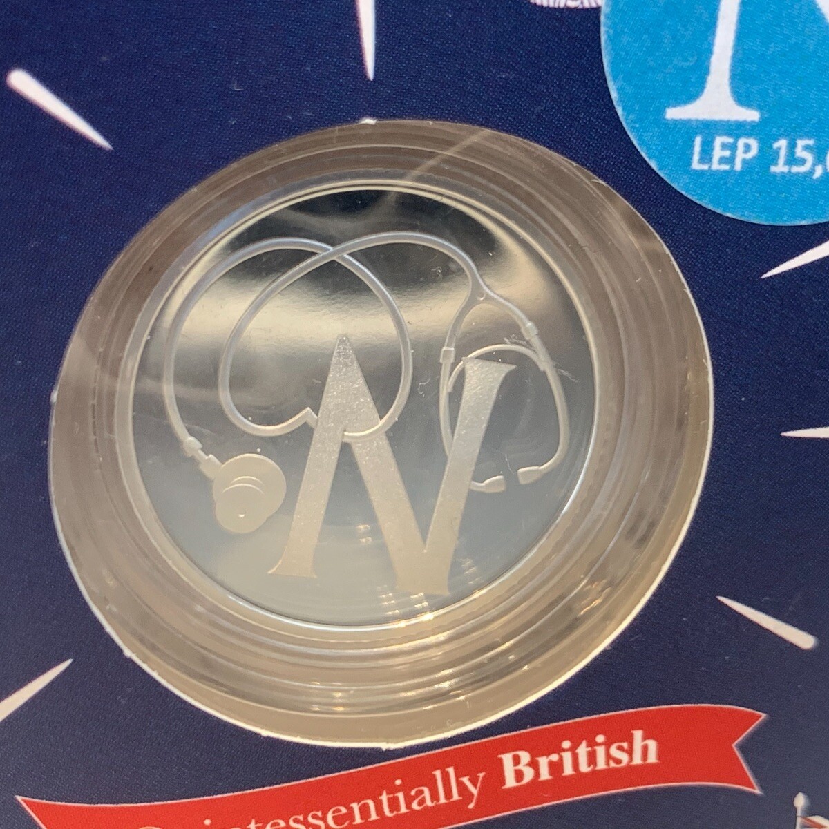 2018 10p Letter Coin N NHS Silver Proof Royal Mint British GBCH ...