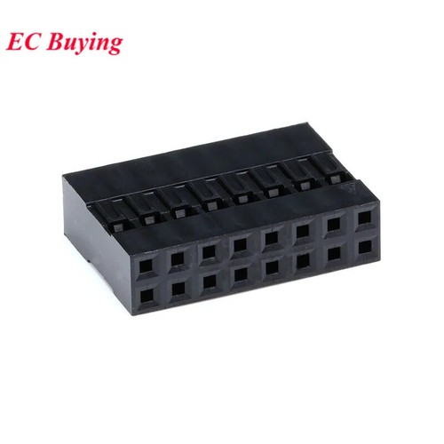 20pcs Dupont Head 2.54mm 2X8Pin 16Pin Dupont Plastic Shell Pin Header ...