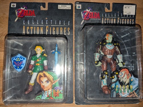 Link and Ganon Action Figures - Zelda Ocarina of Time N64 Nintendo ...