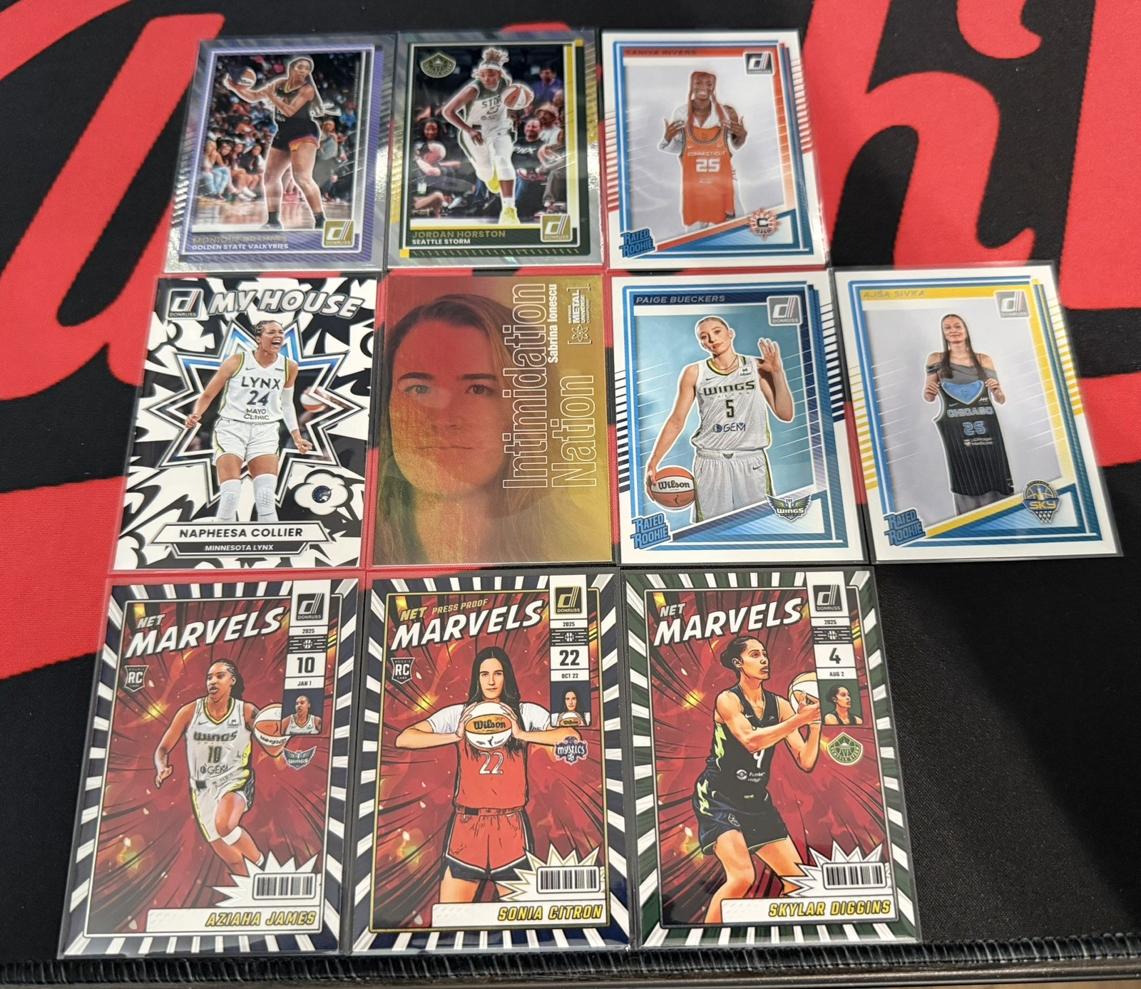 2025 Donruss WNBA 10 Card Lot - Marvels, My House, Silver, Paige ...