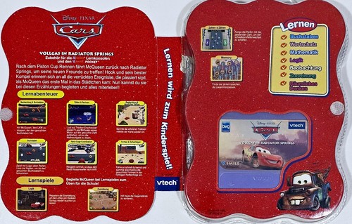 Disney Vtech V.Smile Learning Game Cars Vocabulary Mathematics Letters ...