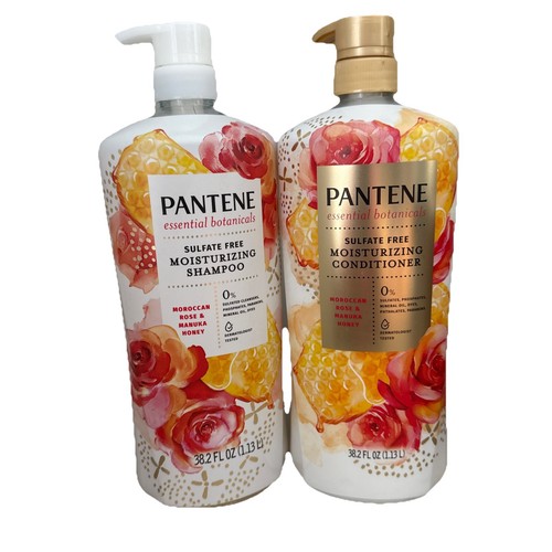Pantene Essential Botanicals Moisturizing Shampoo & Conditioner 38.2oz ...