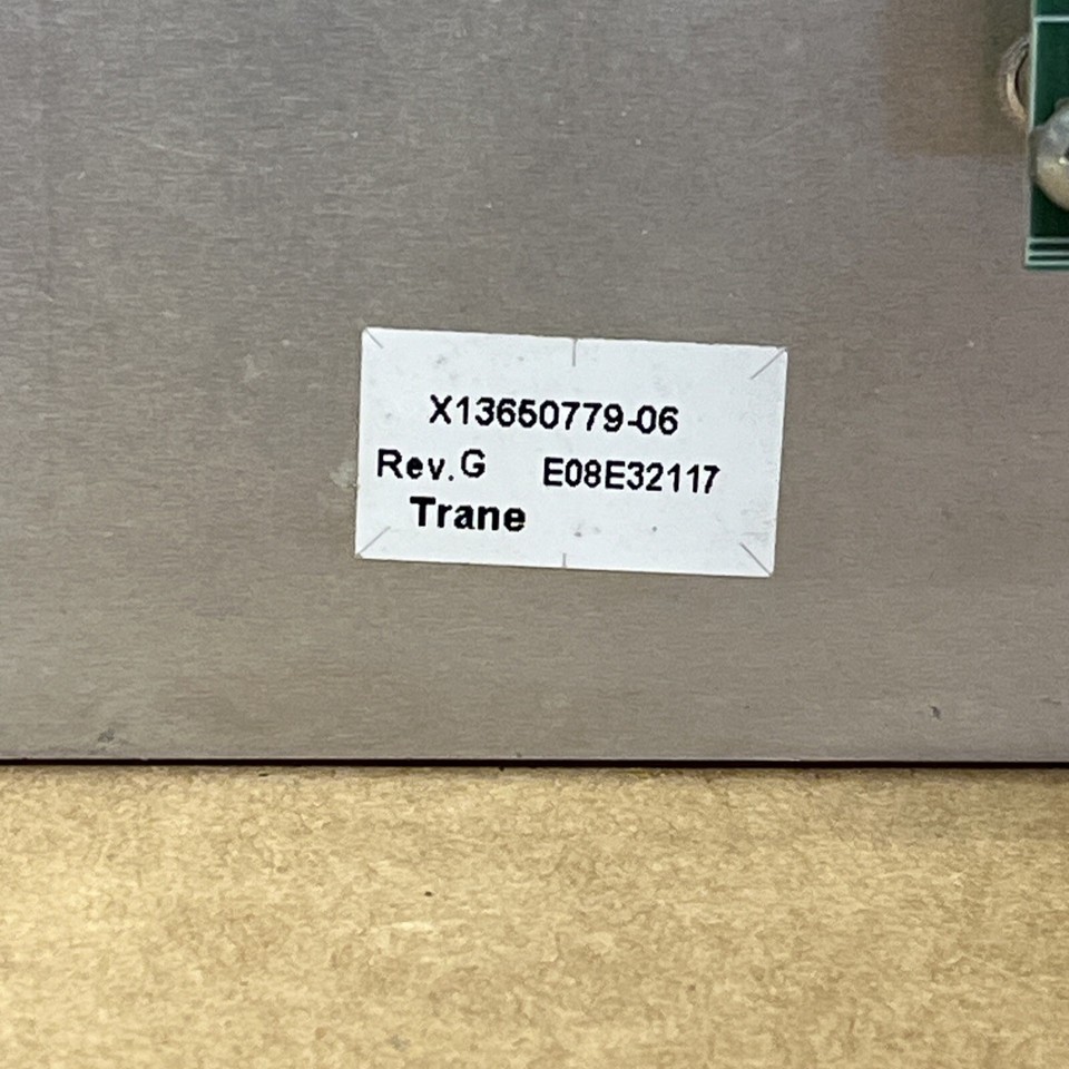 TRANE 6400-1023-01 ADAPTIVE CONTROL Panel X13650779-06 Rev G, Used | eBay