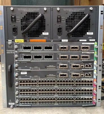 Cisco Catalyst 4507R-E E-Series Chassis w/ Power Supplies, Engines ...