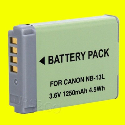 NEW Long Lasting Rechargeable 1250mAh Camera Battery f Canon PowerShot ...