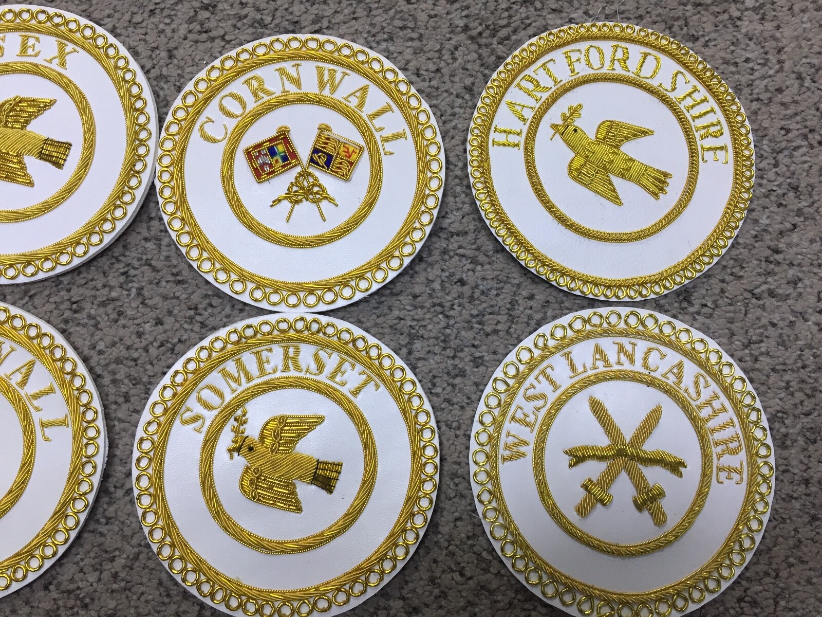 Masonic Craft Provincial Apron Badges | eBay UK