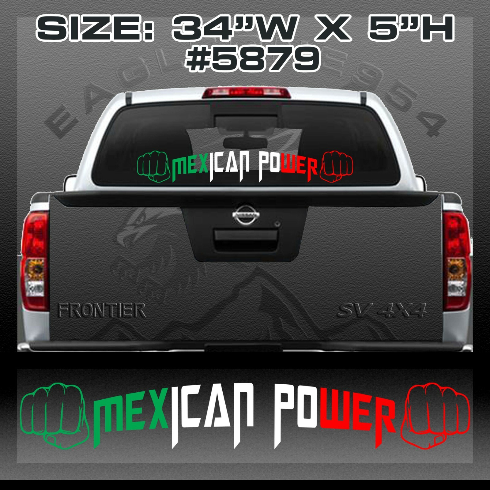 1x MEXICO FLAG DECAL MEXICAN FLAG VINYL DECAL STICKER #1661 | eBay