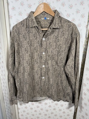 50s Vintage Loop Collar Shirt True Vintage California Sanforized Button ...