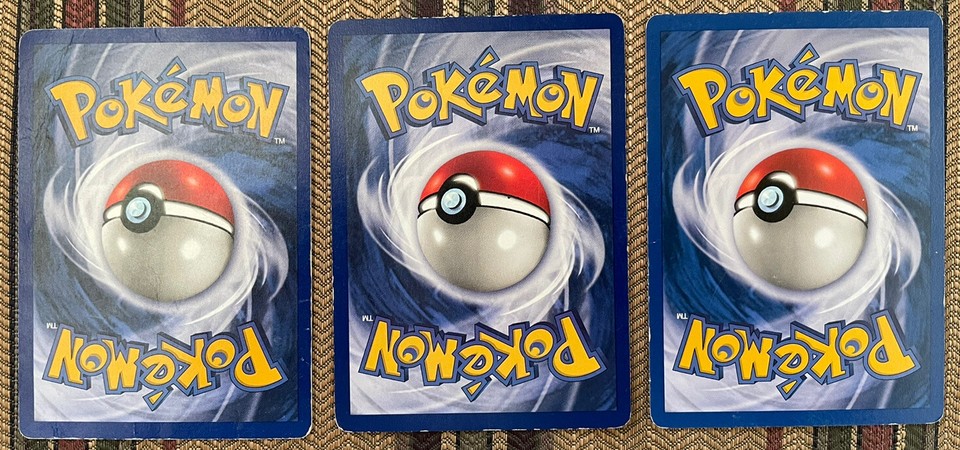 Pokemon G1 Sandshrew 62/102 & Nidorino 37/102 & Mankey 55/64 Card Set ...