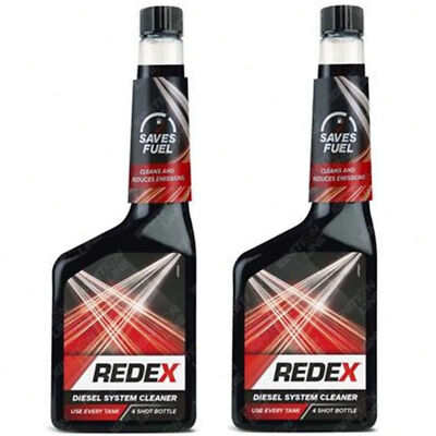 2 x Redex Diesel Treatment Fuel System Cleaner Reduce Exhaust Emissions ...