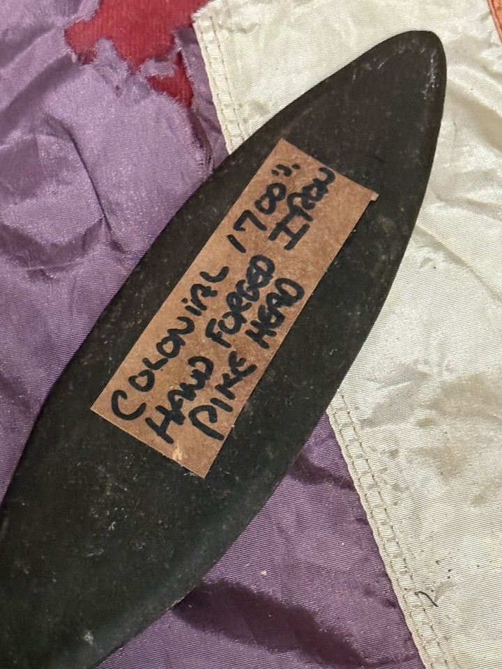 AUTHENTIC REVOLUTIONARY WAR 1700’S HAND FORGED IRON PIKE HEAD | eBay