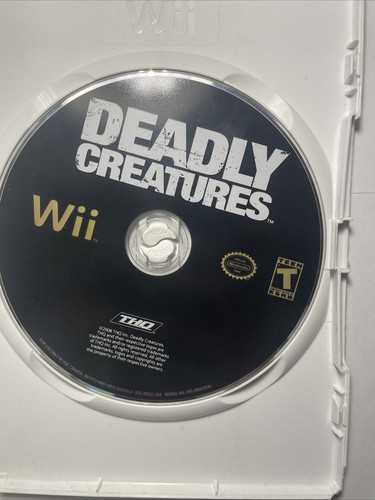 Nintendo Wii 2009 Video Game Deadly Creatures Disc Only Tested ...