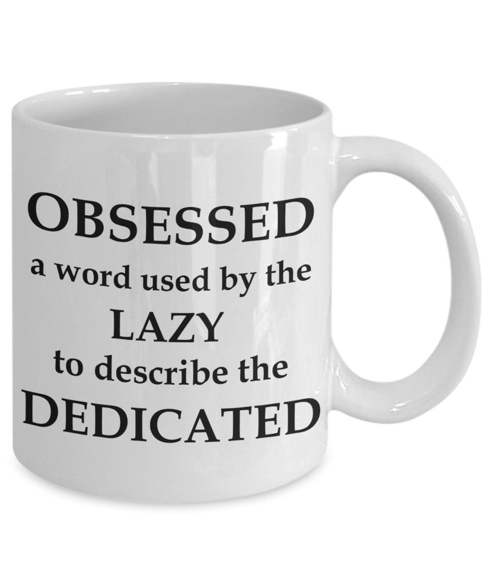 Obsessed Word The Lazy Americanflat Black Framed Shadow Box Sign Decor
