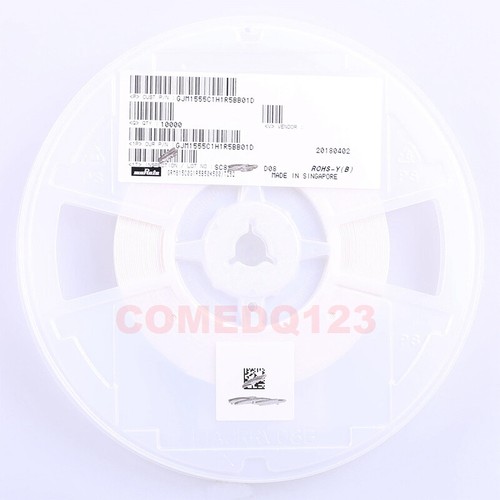 10000PCS/Reel 0402 1.5pF 50V NPO/C0G ±0.1pF GJM1555C1H1R5BB01D ...