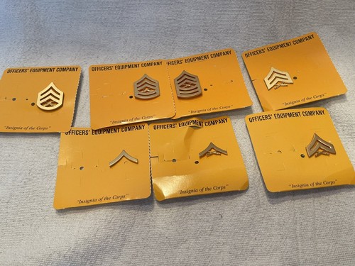 New 7 Officers' Equipment Company Lance Corporal Pins USMC Subdued and ...