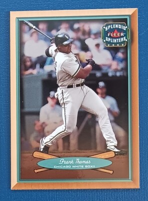 2003 FLEER SPLENDID SPLINTERS # 79 FRANK THOMAS - CHICAGO WHITE SOX ...