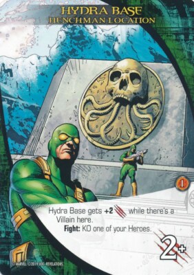 HYDRA BASE Upper Deck Marvel Legendary REVELATIONS HENCHMAN LOCATION | eBay