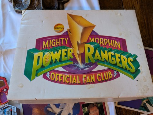 1994 SABAN’S MIGHTY MORPHIN POWER RANGERS OFFICIAL FAN CLUB BOX W ...