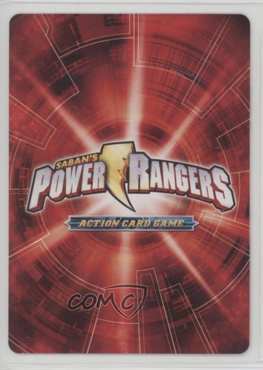 2013 Saban's Power Rangers - Action Card Game Red Megaforce Ranger #3 ...
