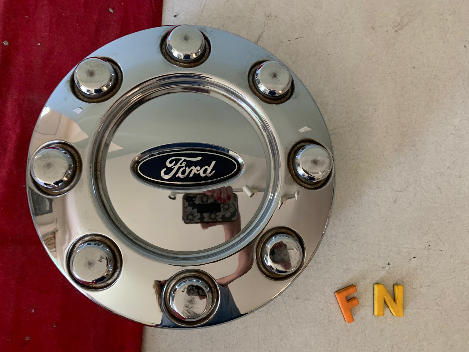 #FN (1) 2005-2010 Ford F-250 F-350 Wheel Center Cap 5C34-1A096-KD 5C34 ...