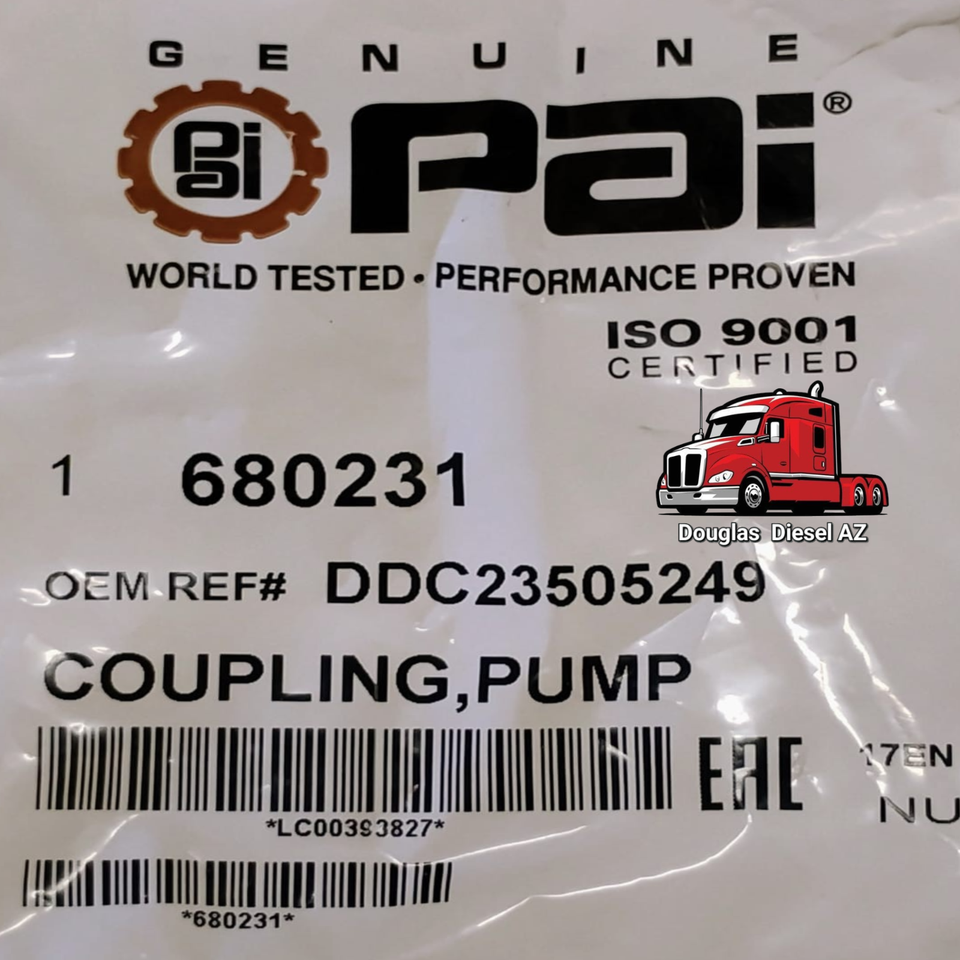 FUEL PUMP COUPLING SPIDER for Series 60 PAI# 680231 Ref# DETROIT DIESEL ...
