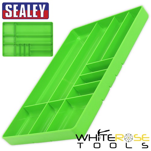 Sealey Tool and Parts Organiser Tray Premier Hi-Vis Green 405 x 280 x ...