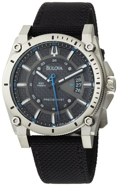 Bulova Precisionist Men's Black Watch - 96B131 for sale online | eBay