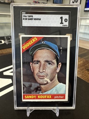 1966 Topps - #100 Sandy Koufax | eBay